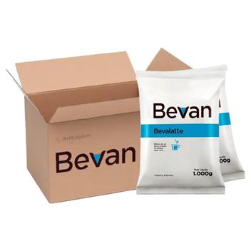 Kit 2 Leite em Pó Solúvel Vending S/ Glúten Bevalatte Bevan 1Kg - Leite ...