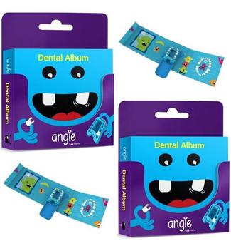 Kit 2 Livro Album Premium Estojo Para Dente De Leite Angie - Angie By ...