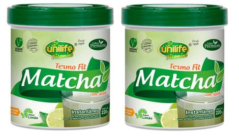 Kit 2 Matcha - Chá Instantâneo - Termo Fit - Unilife - 220g - Chá Verde ...