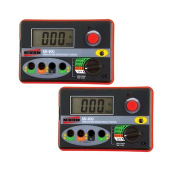 Kit 2 Megôhmetro Digital Tensão Faixa 2500v E 20 Gigaohms Hold Cat Ii ...