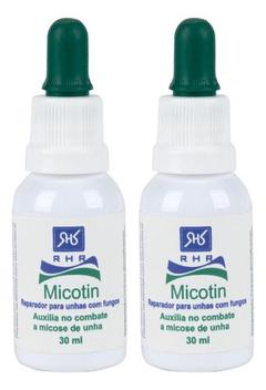 Kit 2 Micotin 30ml Conta Gotas - Reparador Para Unhas Com Fungos - RHR ...