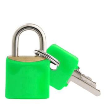 Kit 2 Mini Cadeados Antifurto Coloridos 20mm Proteção para Armarios ...