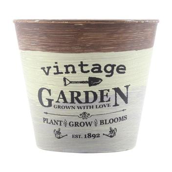 Kit 2 Mini Vasos De Planta Cachepot Estampados Decorados 11cm - Gici Casa - Cachepot - Magazine ...