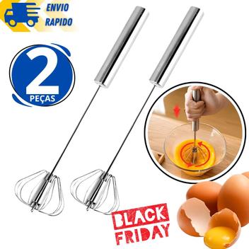 Kit 2 Mixer Semi Automático Giratório em Inox Misturador de ...