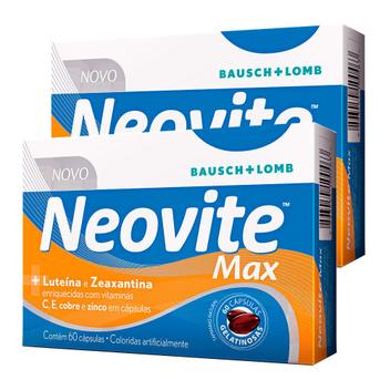 Kit 2 Neovite Max com 60 Cápsulas - Multivitamínico / Polivitamínico ...