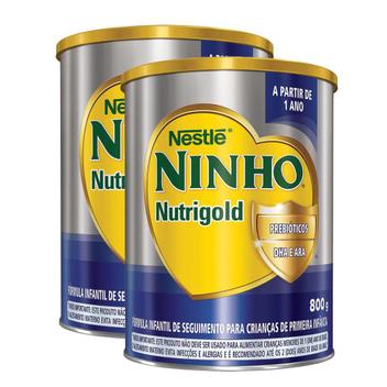 Kit 2 Ninho Nutrigold 800g - Fórmula Infantil - Magazine Luiza