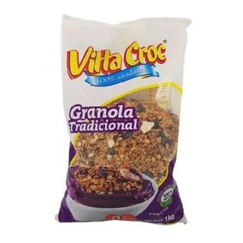 Kit 2 Pacotes Granola Tradicional Vittacroc 1Kg - Granola - Magazine Luiza