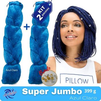 KIT 2 Pacotes Jumbo Ser Mulher 399g Cores Clássicas - Mega Hair ...