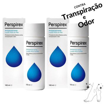 Kit 2 Perspirex loção pés antitranspirante hiperidrose 100ML ...