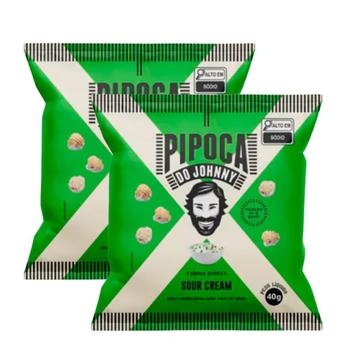 Kit 2 Pipoca Pronta do Johnny Sabor Sour Cream 40g - Pipoca do Johnny ...