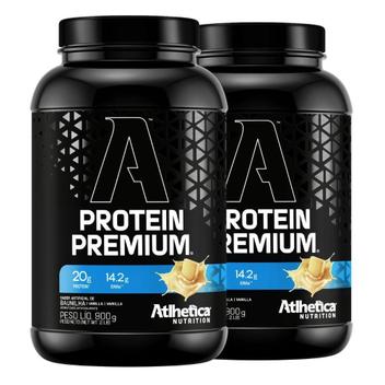 Kit 2 Proteina Isolado Concentrado Baunilha 900G Atlhetica - Atlhetica ...
