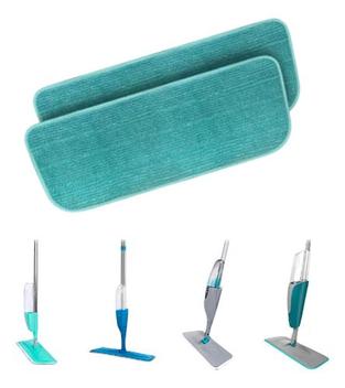 Kit 2 Refil Mop Spray para Limpeza de Casa Giratório Reservatório Rodo ...
