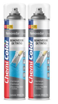 Kit 2 Removedor De Tintas Verniz e Pichação Chemicolor 400ML ...