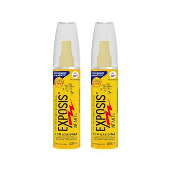 Kit 2 Repelente Spray Exposis Infantil 100ml - Repelente para Bebê e ...
