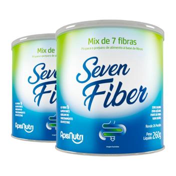 Kit 2 Seven Fiber Mix de Fibras Apisnutri 260g - Fibras Alimentares ...
