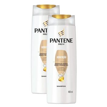 Kit 2 Shampoo Pantene Hidratação 400ml - Kit Shampoo e Condicionador ...