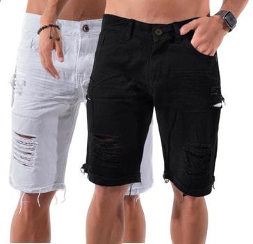 Kit 2 shorts jeans masculino moderno destroyed - CNMODAS - Short ...
