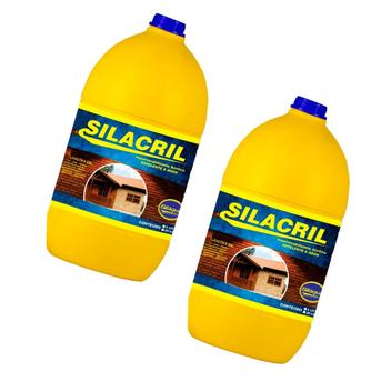 Kit 2 Silacril Impermeabilizante Acrílico Incolor 5 Litros - SILAQUA ...