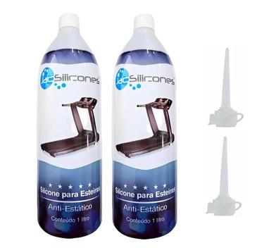 kit 2 Silicone Lubrificante Líquido 1l Jac Puro Próprio P/ Esteira - Jac Silicones - Pasta ...