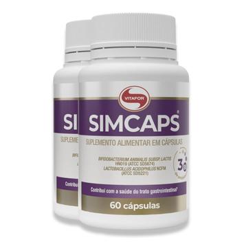 Kit 2 Simcaps Vitafor 60 Cápsulas - Lactobacilos - Magazine Luiza