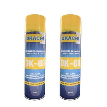 Kit 2 Spray Removedor Tira Manchas Facil Okachi Ok-69 - Limpa Vidro ...