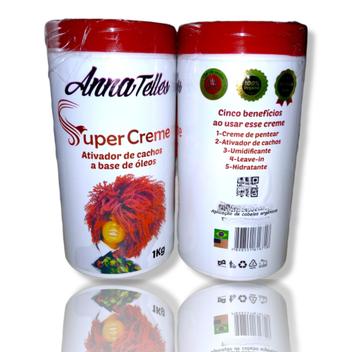 Kit 2 Super Creme 5Em1 Ativador Cachos A Base De Leos Anna - Anna ...