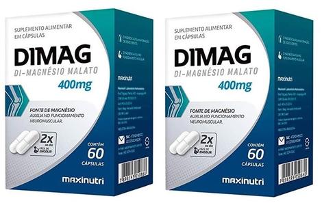 Kit 2 Suplemento Alimentar Dimag 400mg 60Cps - Maxinutri ...