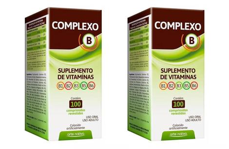 Kit 2 Suplemento Complexo B 100 Comprimidos - Arte Nativa - Complexo B ...