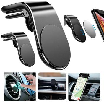 Kit 2 Suporte de Celular Magnético Veicular Universal Giratório 360 Com ...