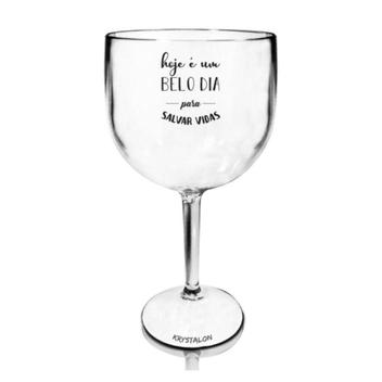 Kit 2 Taças Gin Criativas Tema Salvar Vidas - Krystalon - Taça de Gin ...