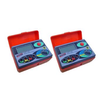 Kit 2 Terrômetro Digital Resistência Tensão Aterramento 0 A 2000 Ohms ...