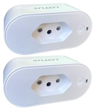 Kit 2 Tomadas Inteligente Wifi Bivolt Compatível Google E Alexa - Lotus ...