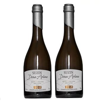 Kit 2 Un Espumante Suzin Dona Arlene Sur Lie Nature 750 ml - Espumante ...
