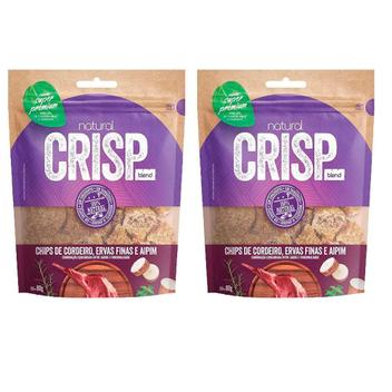 Kit 2 Un. Petisco Snack Natural Crisp Cães Chips Cordeiro ...