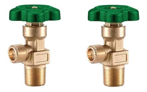 Kit 2 Válvulas de Topo para Cilindro de Oxigênio Rosca 3/4" 14 Ngt ...