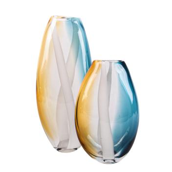 Kit 2 Vasos Vidro Murano Maida Artesanal Grande - Jolitex - Vasos ...