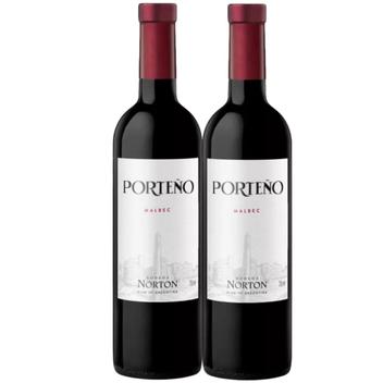 Kit 2 Vinho Tinto Argentino Norton Porteno Malbec 750ml - Vinho ...