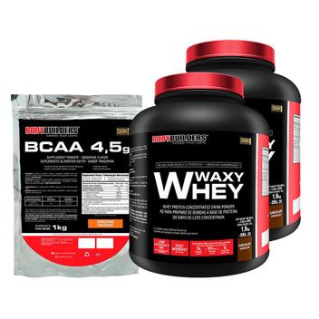 Kit 2 Waxy Whey 2Kg+ Bcaa 1Kg Tangerina - Bodybuilders - Kit de ...