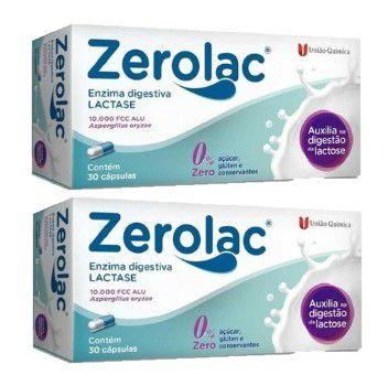 Kit 2 Zerolac 30 Cápsulas 10.000 Fcc - União Química - Uniao Quimica ...