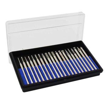 Kit 20 Pontas Diamantadas Para Micro Retifica Western W-20P - Kit para ...