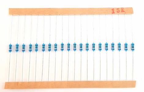 Kit 20 Resistor de Precisão 15R 1/4w 1% - Materiais Elétricos ...