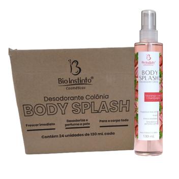 Kit 24 Body Splash Morango Champagne 130Ml - Bio Instinto - Cuidados ...