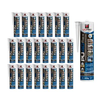Kit 24 Selante Adesivo Silicone Pu40 Flex 400g Unipro - Selante para ...