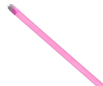Kit 25 Lâmpadas LED Tubular T8 60cm Colorida Rosa 9W Bivolt - Domeny ...