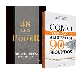 Kit 2livros, As 48 leis do Poder + Como Convencer Alguém em 90 Segundos ...