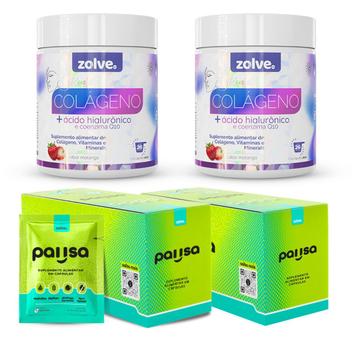 Kit 2un Cada Pausa + Zolve Skin Colágeno Verisol Morango - Zolve Labs - Kit de Suplementos ...