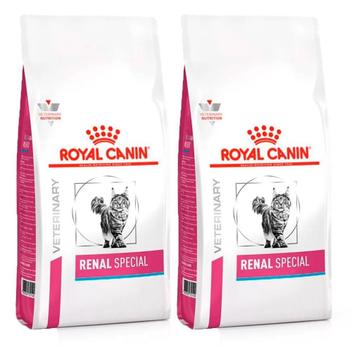 Kit 2Un. Royal Canin Veterinary Feline Renal Special Gatos - Ração Seca ...