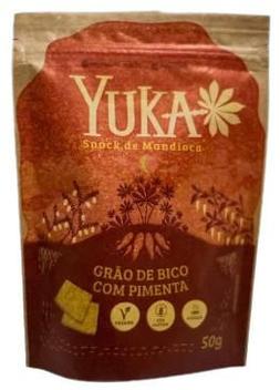 Kit 2X: Biscoito de Grão de Bico com Pimenta Yuka Bioporã 50g - Snack ...