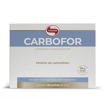 Kit 2X: Carbofor Carboidratos 20 Sachês 25g Vitafor 500g - Produtos ...