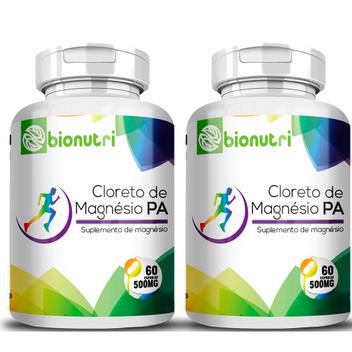 Kit 2x Cloreto De Magnésio 60 Caps 500 Mg - Quantum Nutrition - Cloreto de Magnésio / Magnésio ...
